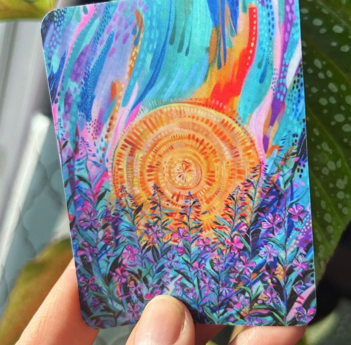 3" Midnight Fire Sticker | Art By Chantelle Marie